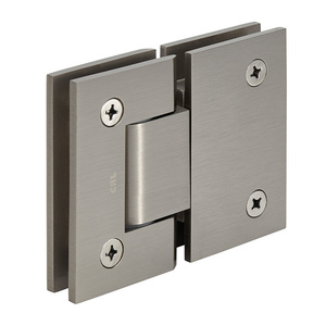 CRL Brushed Nickel Junior Geneva 180 Series 180 Degree Glass-to-Glass ...