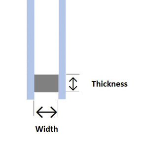 CRL Black 3/16" Thick x 3/4" Wide Edgetech Super Spacer® - 66 Foot Roll ...