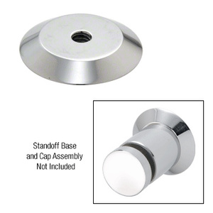 CRL 316 Polished Stainless Steel 1" Trim Plate for Standoff Bases | CRL