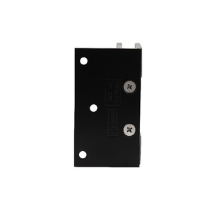 CRL Matte Black Geneva Series Wall Mount Offset Back Plate Hinge ...