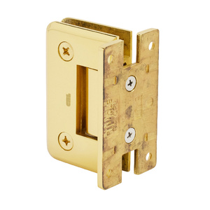 CRL Polished Brass Pinnacle 537 Series 5 Degree Pre-Set Wall Mount 'H ...