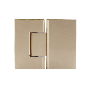 CRL Satin Brass Geneva 180 Series 180 Degree Glass-to-Glass Standard ...