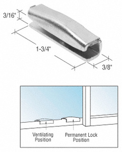 CRL Aluminum Finish Snap-On Vent Lock | CRL