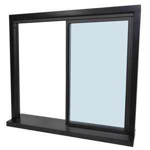 CRL Florence Black Bronze Anodized Factory Glazed "XO" Model with 1/4 ...