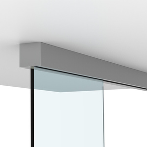 CRL 690 Series Satin Anodized Wall or Ceiling Mount Sliding Door Kit | CRL