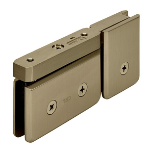 CRL Brushed Bronze Top or Bottom Mount Pivot Hinge with Attached U ...