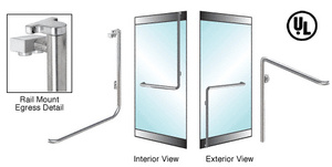 Style 'C' | Blumcraft EG100 Electronic Egress Control Handles ...