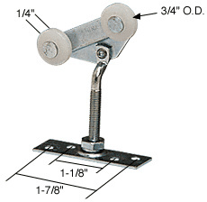 CRL 3/4" Tandem Nylon Wardrobe Roller for Harvey | CRL