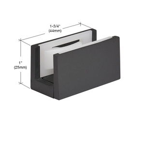 CRL Matte Black Replacement Bottom Guide for 290/295, 490/495 & 690/695 ...