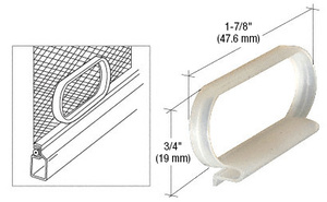 CRL Black Plastic Pull Tabs For Screens - Bulk | Window Screen Tension ...