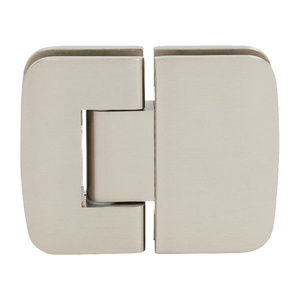 CRL Brushed Nickel Roman 180 Series 180 Degree Glass-To-Glass Standard ...