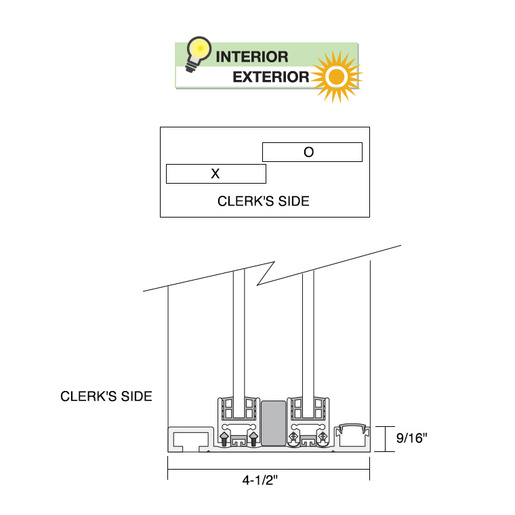 CRL Satin Anodized Standard Size Self-Closing Deluxe Service Window ...