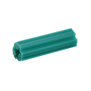 CRL 1" Length Green Plastic Screw Anchors - 1/4" Hole | CRL