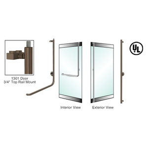 CRL-Blumcraft® Oil Rubbed Bronze Right Hand Reverse 1301 Door 3/4" Top ...