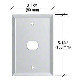 Crl U.s. Aluminum CRL Clear Glass Mirror Plate - Double Blank With ...