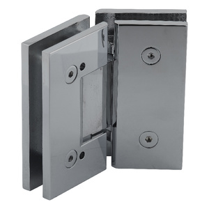 Polished Chrome 135° Glass-to-Glass Adjustable Maxum Series Hinge | USH