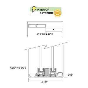 CRL Satin Anodized Standard Size Self-Closing Deluxe Service Window ...