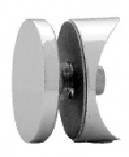 CRL Polished Chrome Hydroslide Sliding Door Floor Guide Kit ...