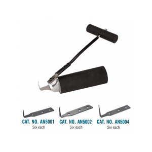 CRL Foam-Grip Push-Button Cold Knife Kit with 18 Blades | CRL