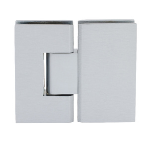 CRL Brushed Satin Chrome Vienna 180 Series Glass-to-Glass Hinge ...