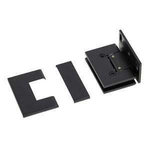 CRL Matte Black Melbourne Adjustable Wall Mount Offset Back Plate with ...