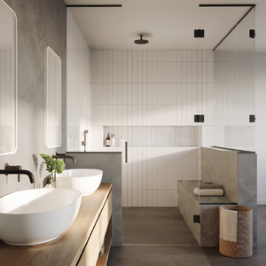 CRL Matte Black Como Series Wall Mount Outswing Hinge | CRL