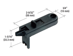 CRL Black Tilt Window Latch for Keller | CRL