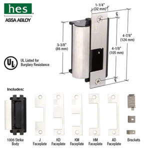 CRL HES® 9600 Series Brushed Stainless Surface Mount Electric Strike | CRL