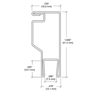 CRL NRD K.D. Kit Stainless Steel Mill 37" X 81" Sliding Screen Door Kit in White Finish | CRL