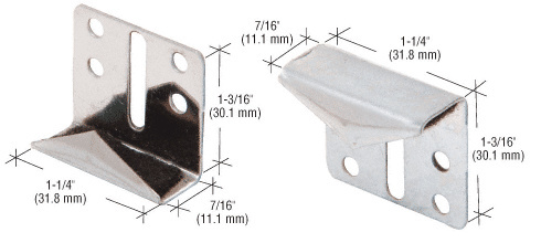 CRL Nickel Plated Vancouver Clip for 5mm Mirror | CRL