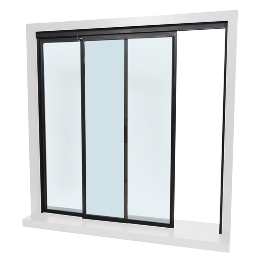 CRL Daisy Duranodic Bronze Factory Glazed with 1/4" Tempered Glass Pass ...