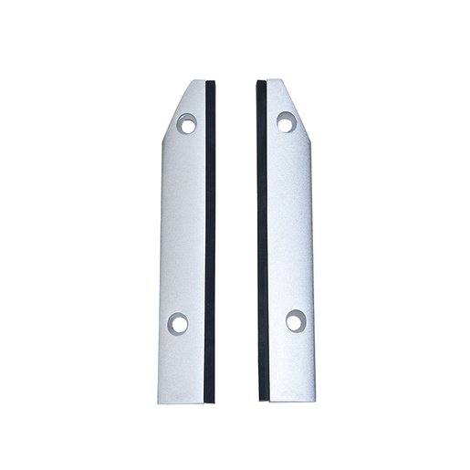 CRL DRX™ 4" Satin Anodized Split Tapered End Cap with Filler | CRL