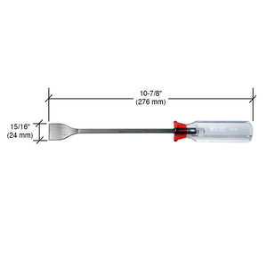 CRL Pinchweld Scraper with Clear Plastic Handle | CRL